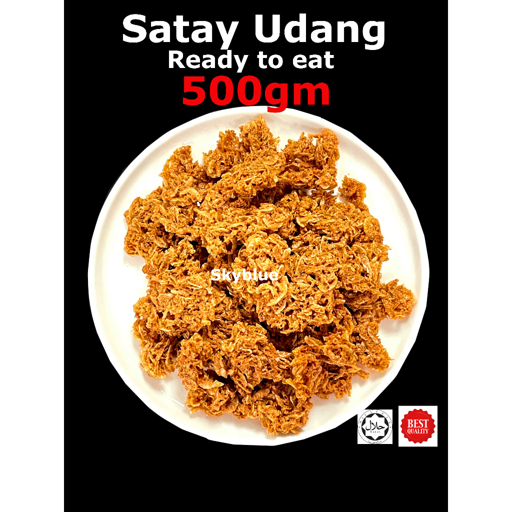 Satay Udang Ori 500gm / Satay Prawn Ori 500gm Ready To Eat | Shopee ...