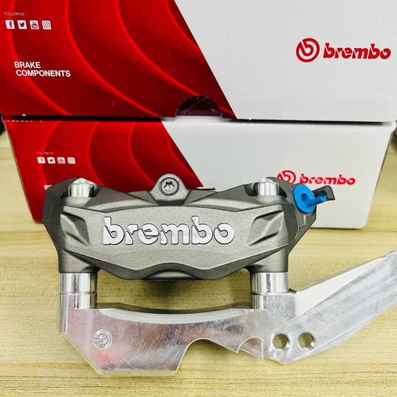 ORIGINAL BREMBO M3 K50 4Pot Brake Caliper With Bracket Yamaha Nvx Nmax ...