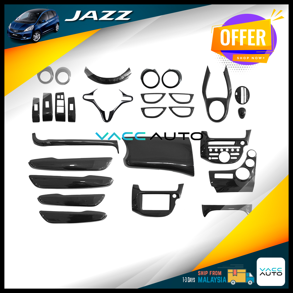 Honda Jazz Fit GE GE8 GG 2nd Interior Decoration Carbon Fiber Design ...