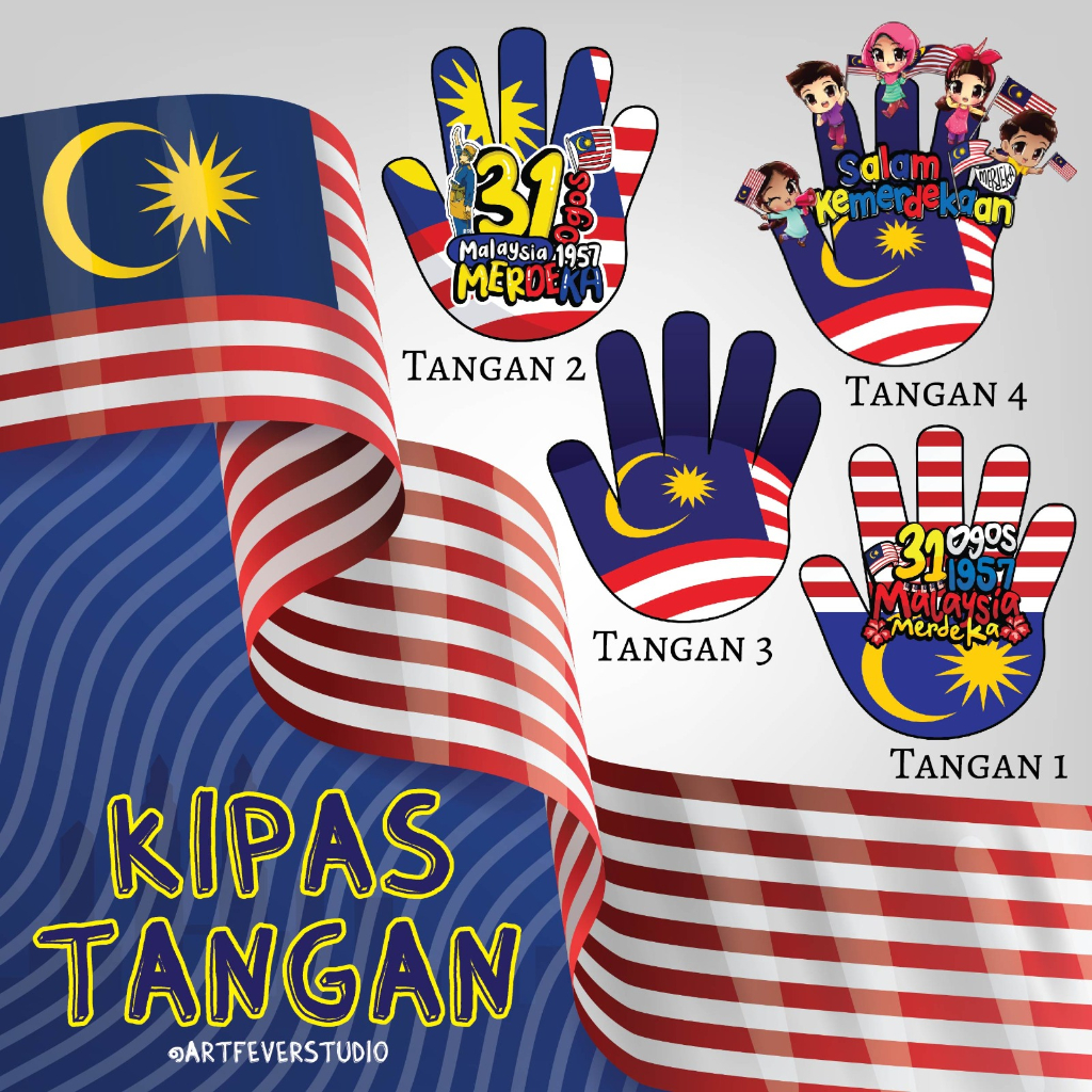 LAMBAIAN MERDEKA | TANGAN LAMBAI MALAYSIA | Shopee Malaysia