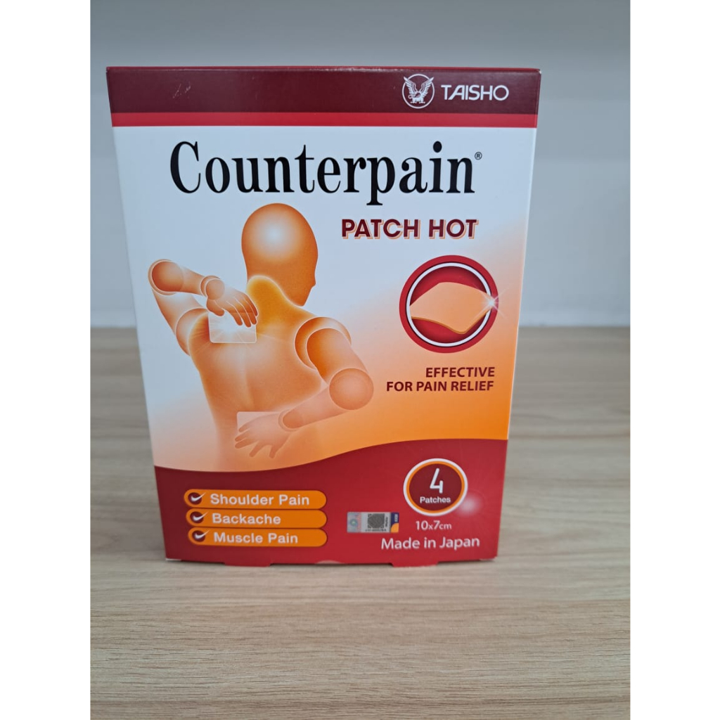 COUNTERPAIN Patch Hot (4 patches per box) | Shopee Malaysia