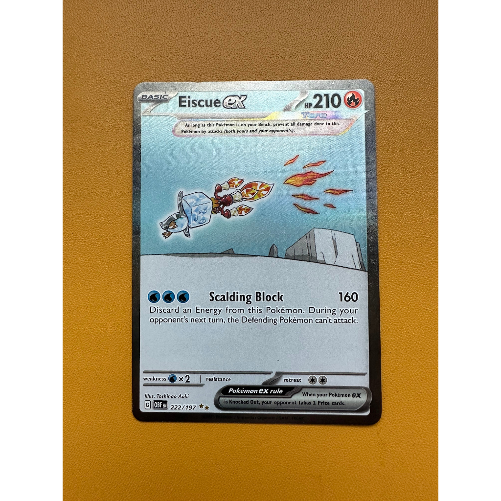 Eiscue ex 222 | Special Illustration Rare | SV03 Obsidian Flames ...