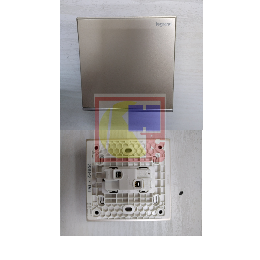 LEGRAND GALION (CHAMPAGNE) 1G 1W SWITCH SOCKET *DISPLAY SET | Shopee ...