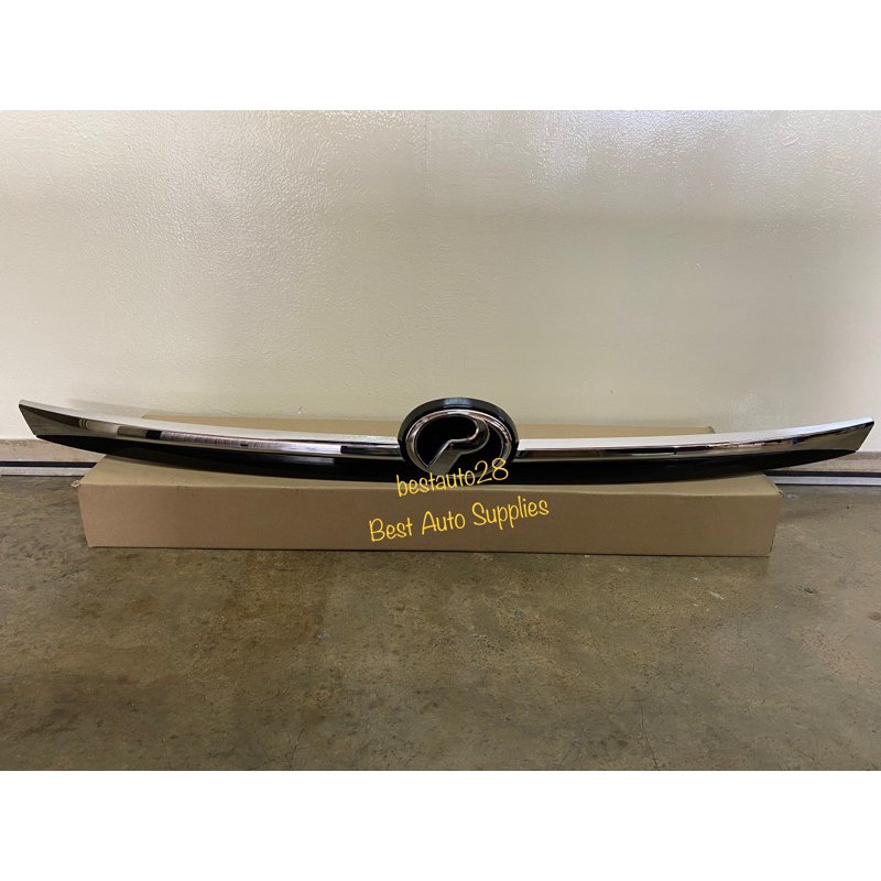ORIGINAL BEZZA 2019 REAR BONNET TAIL GATE GARNISH MOLDING WITH LOGO ...