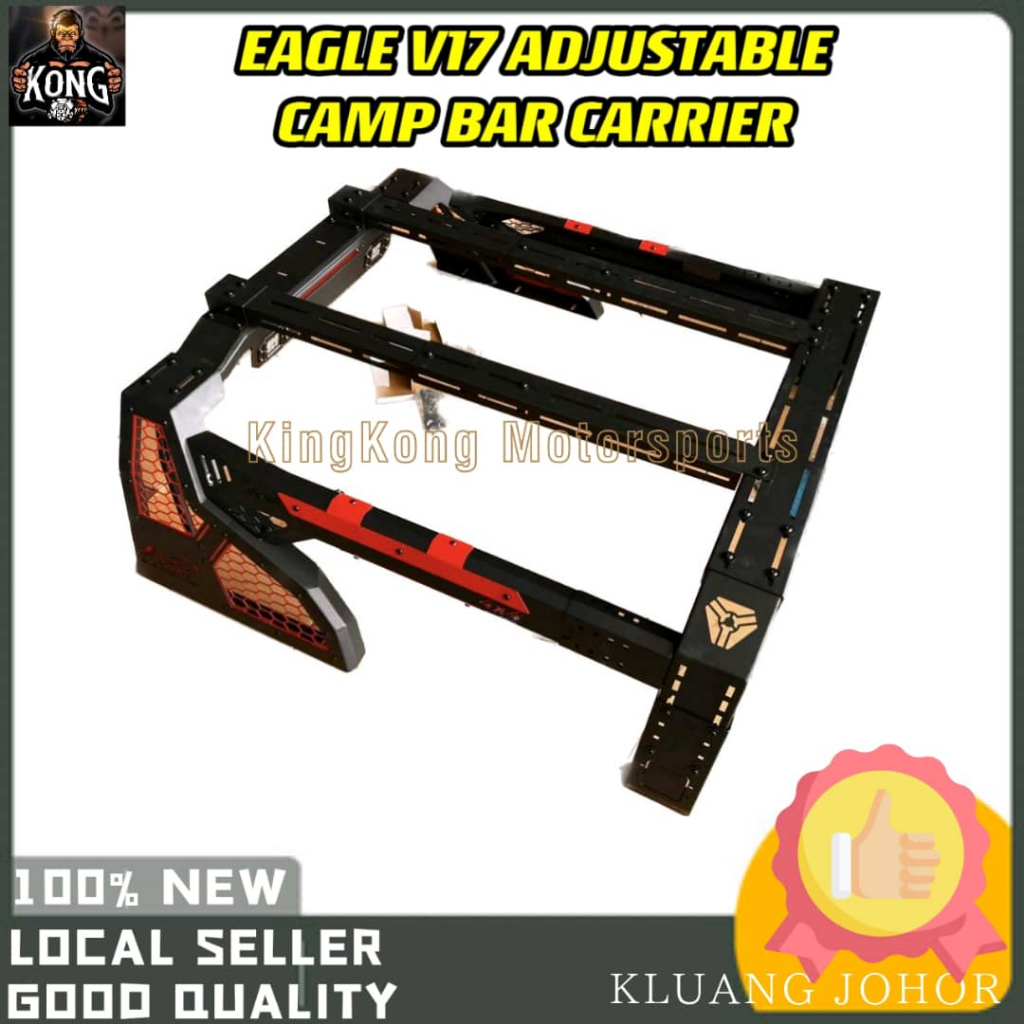EAGLE V17 ADJUSTABLE SPORT ROLL BAR HILUX VIGO REVO RANGER T6 T7 T8 ...