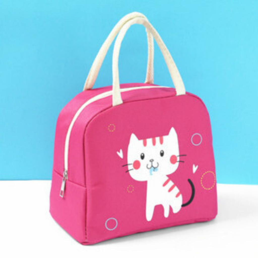Children kids Cute Cartoon Lunch Bag insulation Beg Bekal Makanan ...