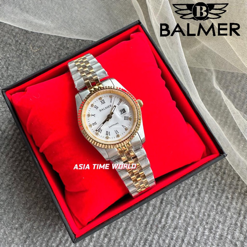 [Original] Balmer 8172L TT-1S Elegance Sapphire Women Watch with White ...