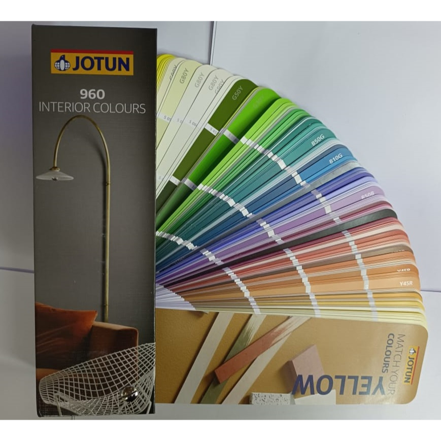 JOTUN FANDECK COLOR CATALOG EXTERIOR COLOR TINTING 576 COLORS/INTERIOR ...