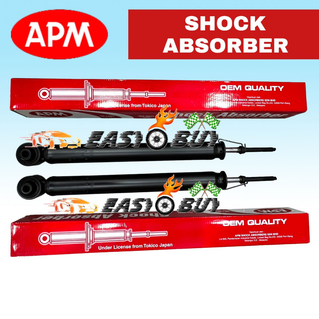 (100%ORIGINAL) APM SHOCK ABSORBER REAR BELAKANG GAS - PROTON EXORA ...