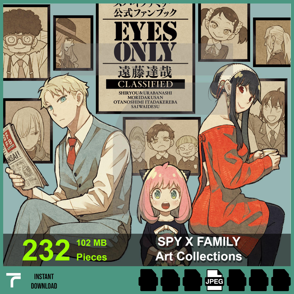 E0057 - Anime SPY X FAMILY Art illustration collections, The Yor Forger ...