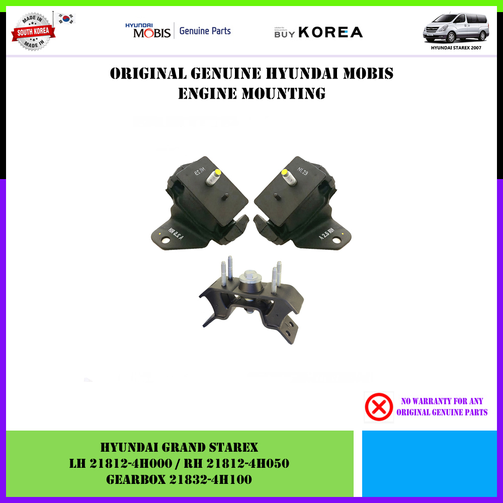 Hyundai Grand Starex Genuine Hyundai Mobis Engine Mounting (LH 21812 ...