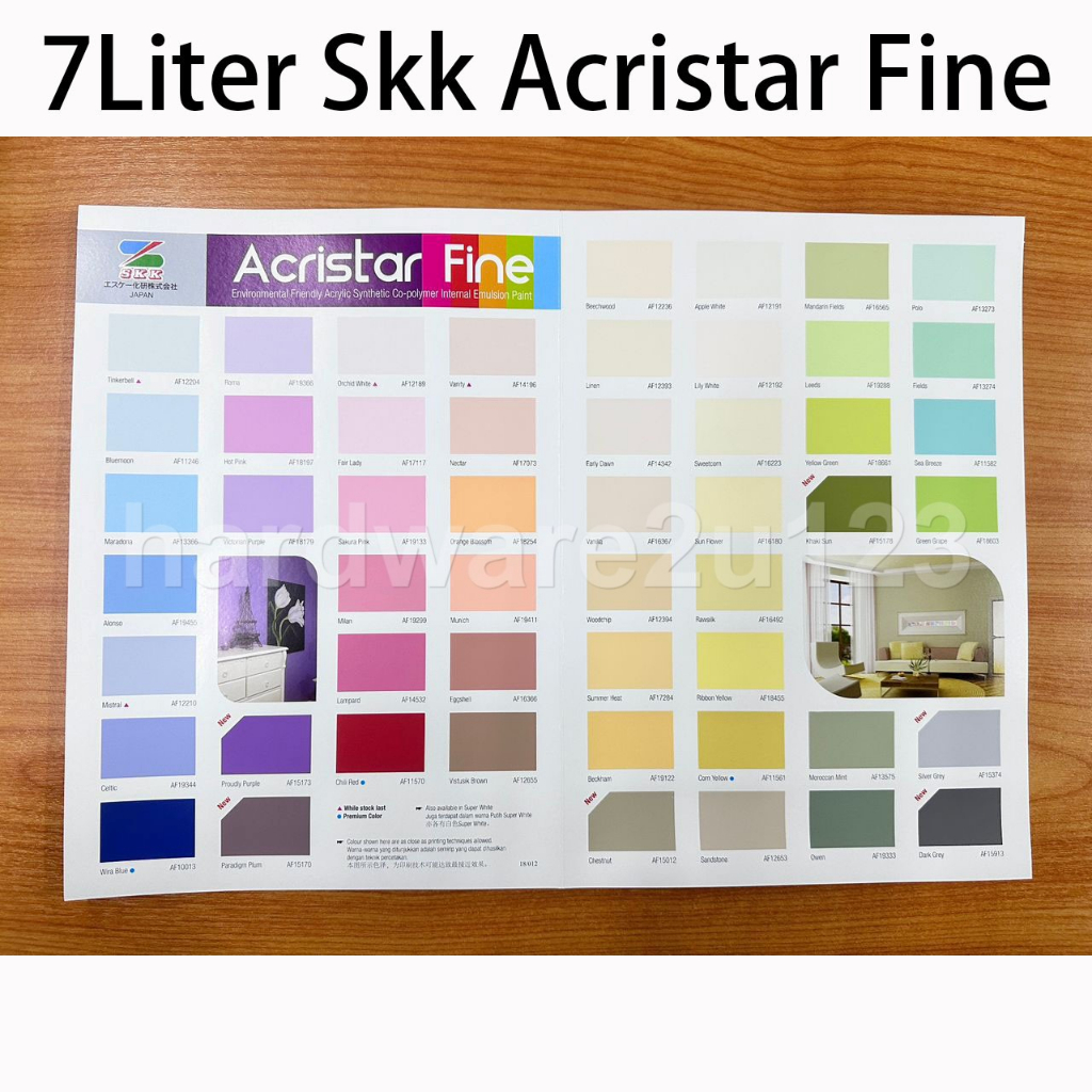 SKK Acristar Fine 7 Liter Emulsion Paint for Interior Wall and Ceiling ...
