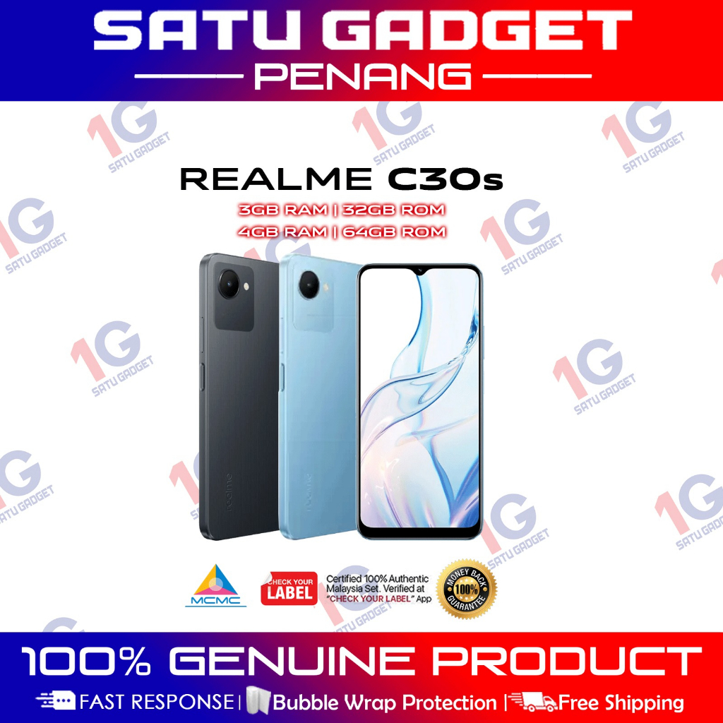 REALME C30s (3GB RAM + 32GB ROM | 4GB RAM + 64GB ROM) with 1 Year ...