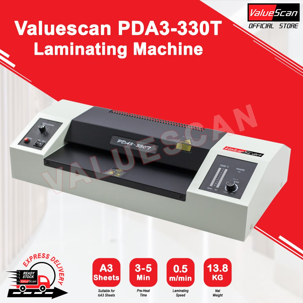 ValueScan PDA3-330T A3 Laminate / Laminator / Laminating Machine | Shopee Malaysia
