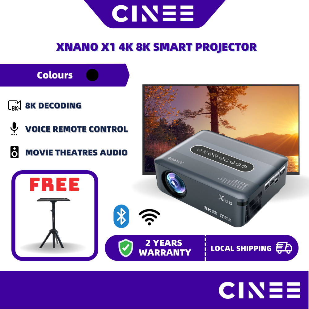 XNANO X1 Projector 1080p 4K 8K Smart Projector 8K Decoding 12000 Lumens ...
