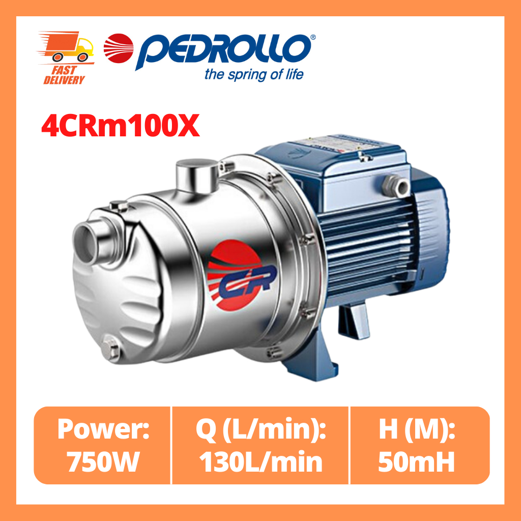 PEDROLLO 4CRm100X 750W 1″x1″ 240V Multi-stage Centrifugal Pump | Shopee Malaysia