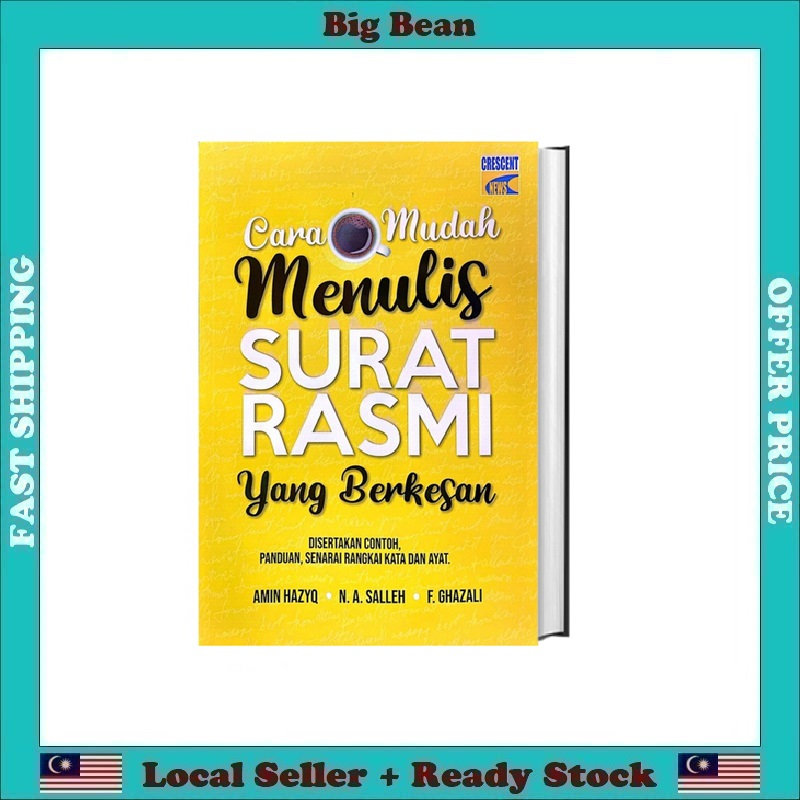 Buku Cara Mudah Menulis Surat Rasmi Yang Berkesan | Shopee Malaysia