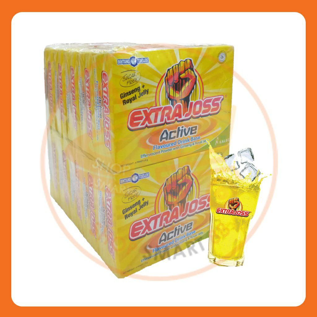 EXTRA JOSS ACTICE / MANGGA / ANGGUR ( 1 Box / 6 sachets ) | Shopee Malaysia