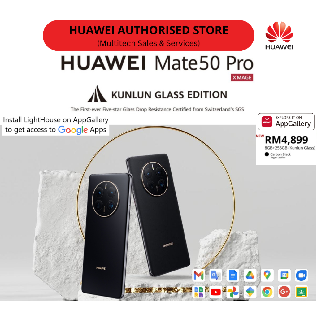 Huawei Mate 50 Pro Kunlun Series Smartphone 8GB + 256GB 13 SuperHub Ultra Aperture XMAGE Camera ...