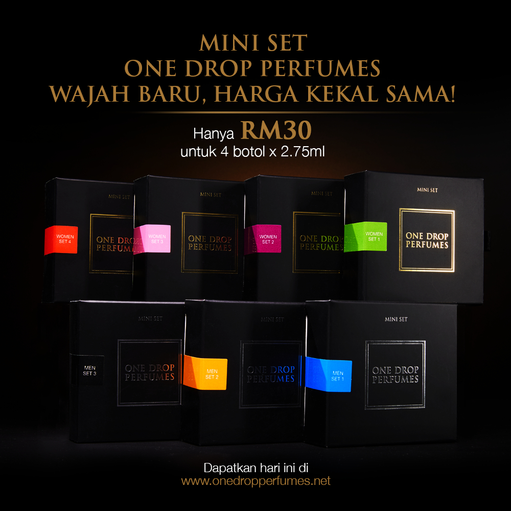 NEW COVER ONE DROP PERFUME MINI SET 🌈 | Shopee Malaysia