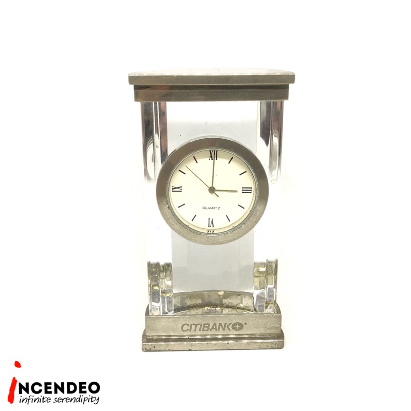 Citibank Crystal Desktop Clock | Shopee Malaysia