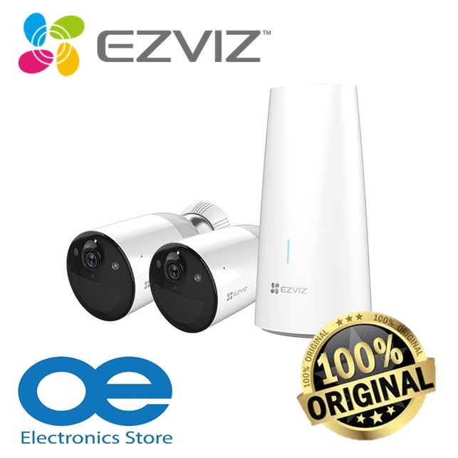 EZVIZ BC1-B2 2K+ / BC1-B3 2K+ Network 2 / 3 Wireless Battery-Powered ...