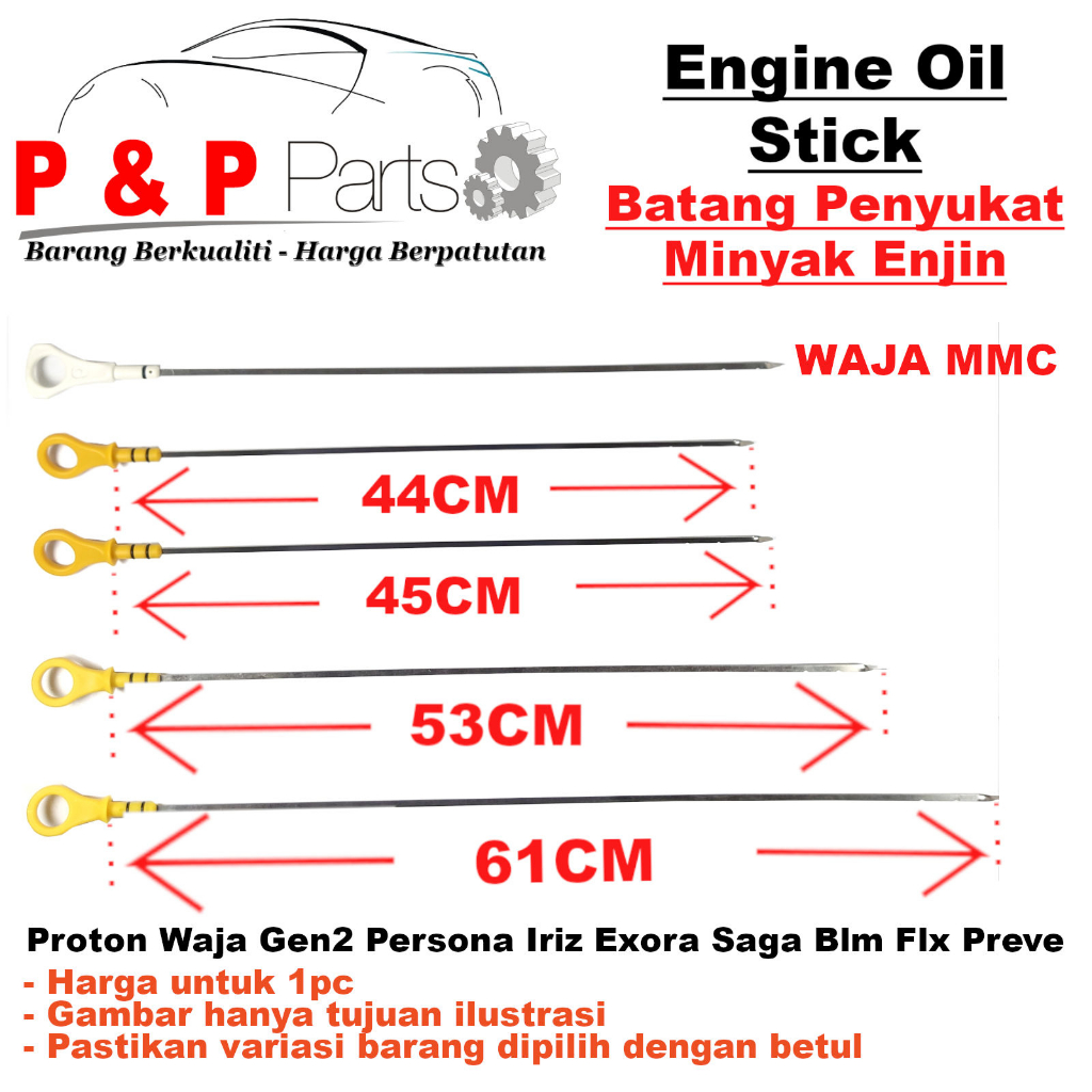 Oil Stick Dipstick Engine Oil Level Gauge Penyukat Minyak Enjin ...