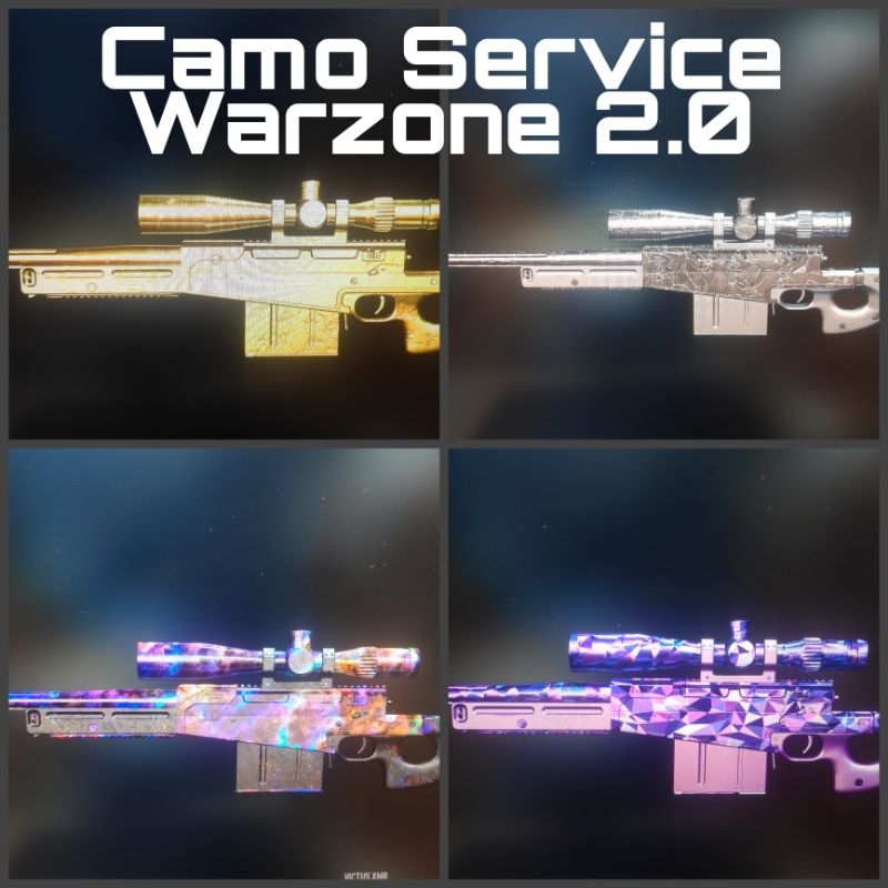 Call of Duty Warzone 2.0 /Camo Service / GOLD / PLAT/ POLY/ORION (SOFT ...