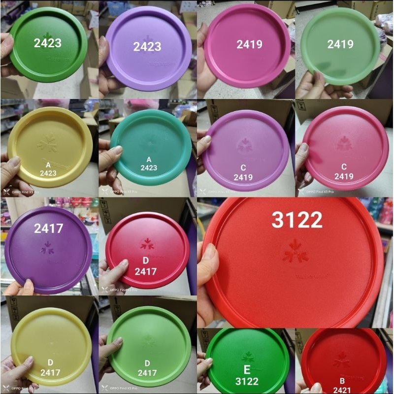 💖💖 Tupperware Spare Part One Touch Seal / Cover /Lid | Shopee Malaysia
