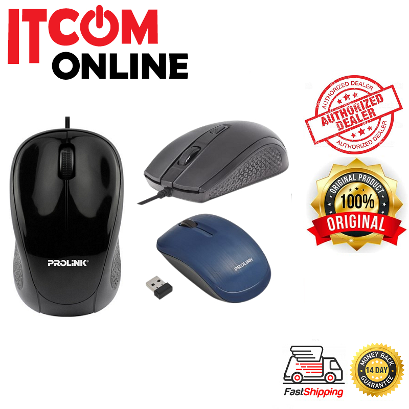 PROLINK USB WIRED WIRELESS OPTICAL MOUSE (PMO630U/PMC2002/PMW5010 ...