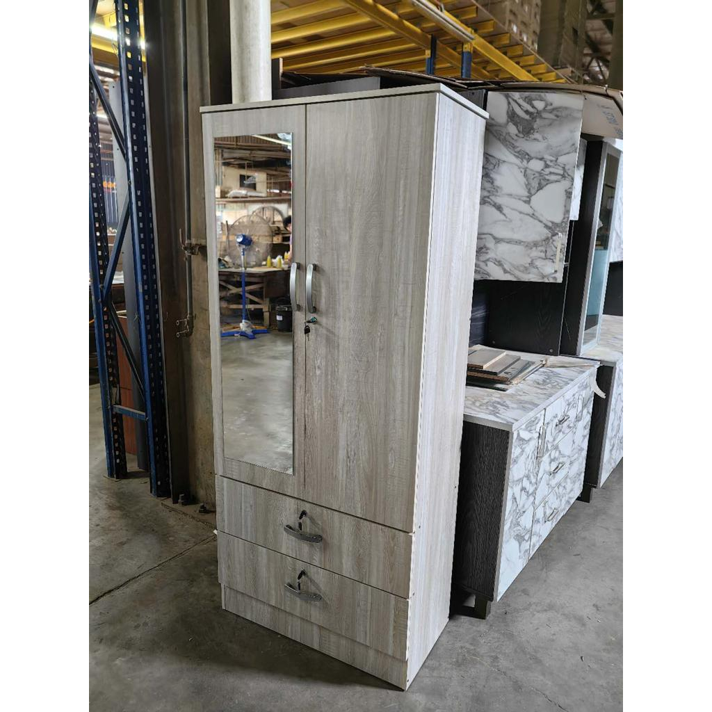 [183cm x 80cm][3Locks] CozyNetz 2 Door 2 Drawer Wardrobe with 3 Locks ...