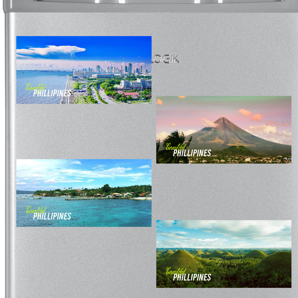Philippines Manila Cebu Gift Souvenir Fridge Magnet Sheet 10 cm x 5 cm ...