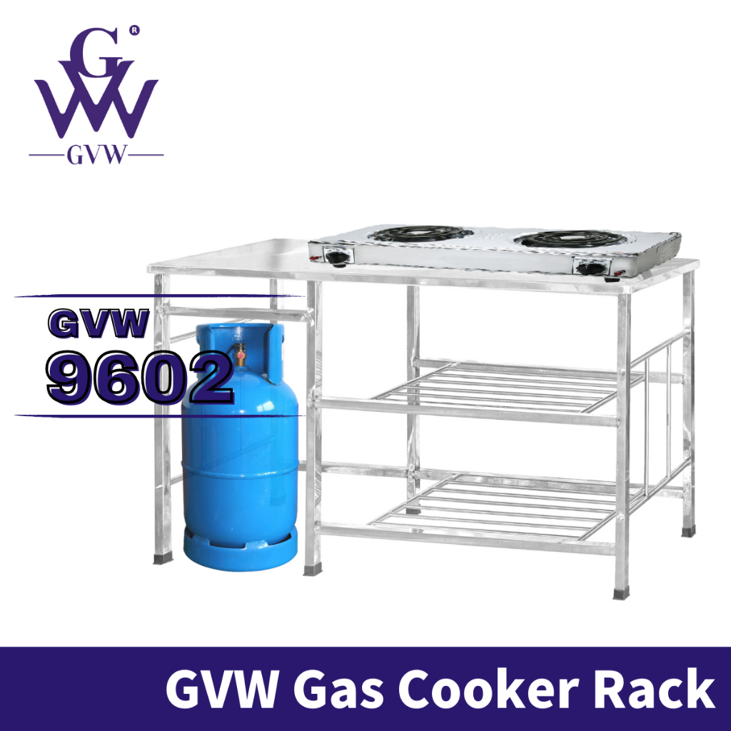 GVW Stainless Steel Kitchen Gas Rack Gas Stove Rack Stainless Steel Rak ...