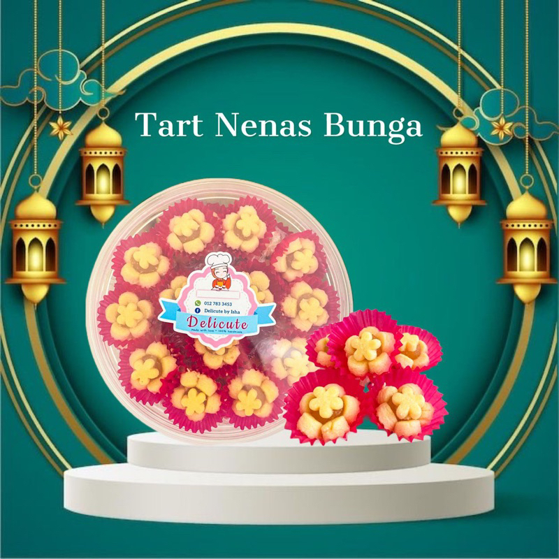 Tart Nenas Bunga 🌼🌼🌼100%original homemade | Shopee Malaysia