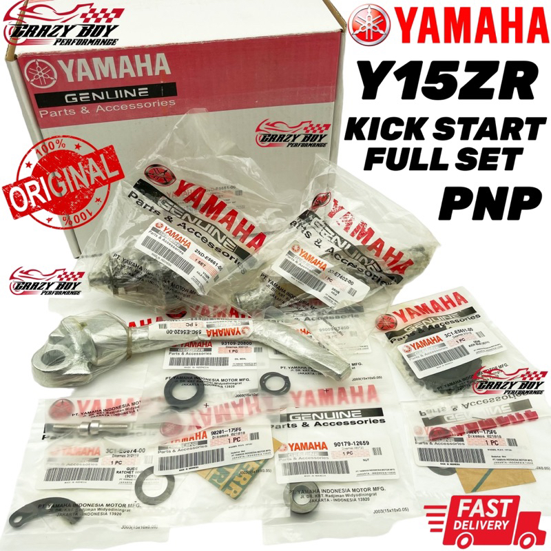 100% ORIGINAL YAMAHA Y15 Y15ZR MODIFY KICK STARTER ENKOR ENGKO STARTER ...