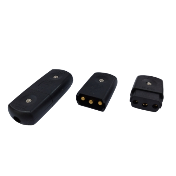 PMS 10A 3PIN CONNECTOR 9198 / MALE+FEMALE CONNECTOR ROUND | Shopee Malaysia