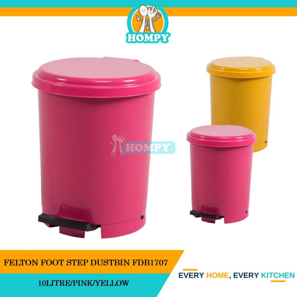 Felton Foot Step Dustbin 10Litre FDB1707 | Shopee Malaysia