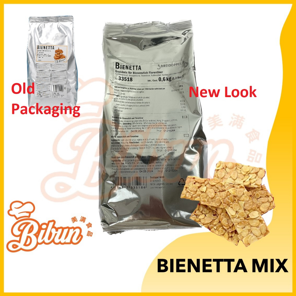 BIENETTA Grundmix Fur Bienentich Florentiner / Almond Slice Florentine ...
