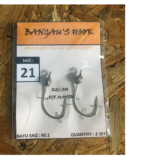 MATA KAIL BATU KEPIT UNTUK CASTING KOLAM IKAN AIR MASIN (SAIZ 21 ...