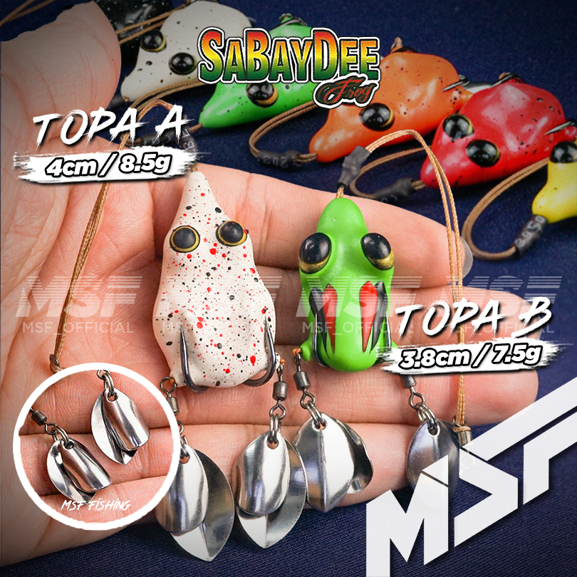 [MSF] Sabaydee TOPA A & B | 3.8cm 4cm | Vtec Umpan Tiruan Thailand ...