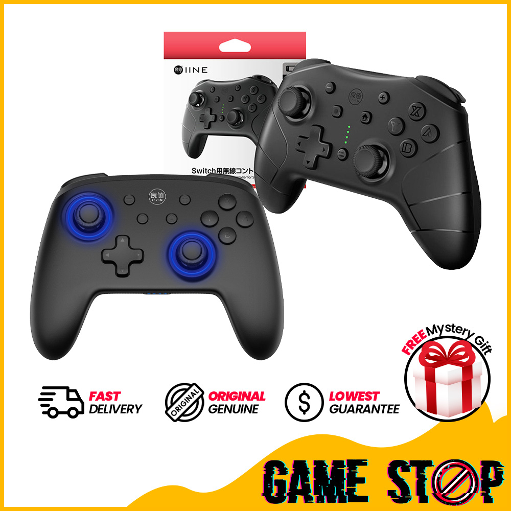 iiNE NSW Switch Wireless Pro Controller Splatoon | Samurai Black | Shopee Malaysia