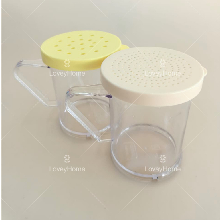 Cheese Shaker Pepper Can Mesh Powder Spices Dispenser Grated Seasoning ...