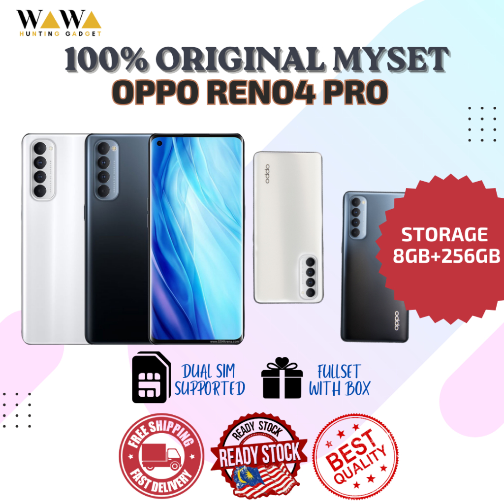 💥 [Ready Stock] MYSET OPPO RENO4 PRO (8+256GB ROM) Snapdragon 720G ...