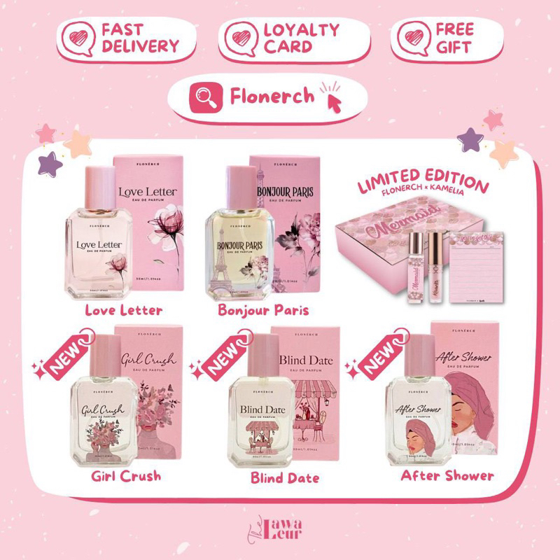 Ready Stock Flonerch Love Letter EDP | Shopee Malaysia