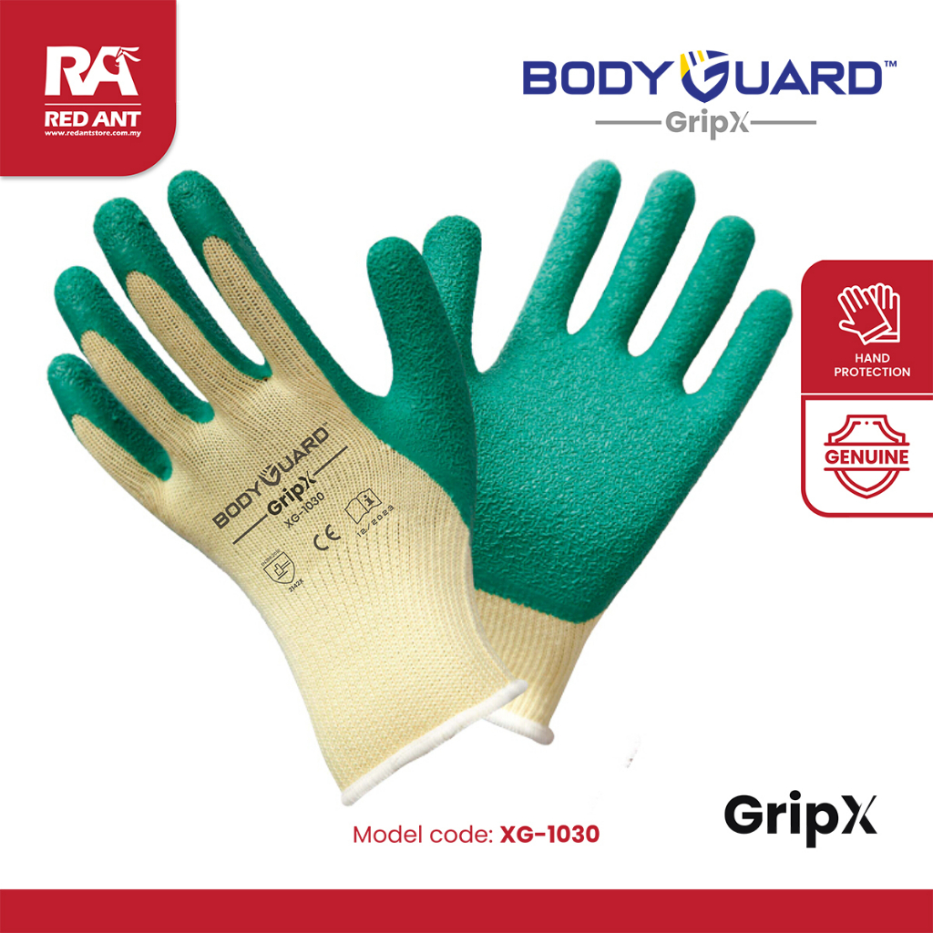 Bodyguard GripX Safety Glove | Shopee Malaysia