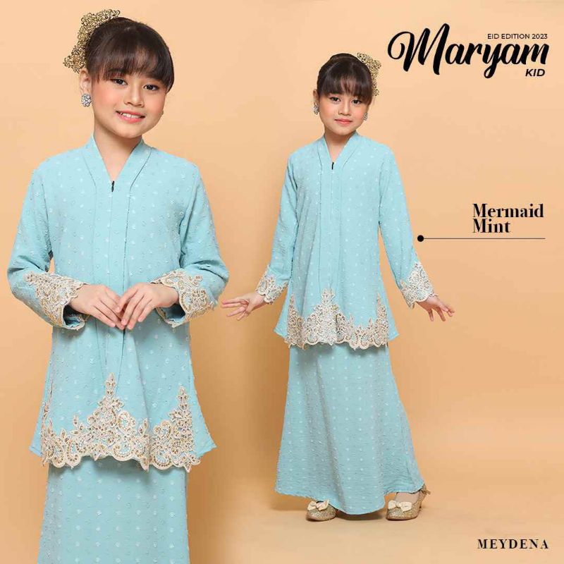 Kebaya Maryam Kid Part 2 | Kebaya Lace Kid | Kebaya Kid Raya | Kebaya ...