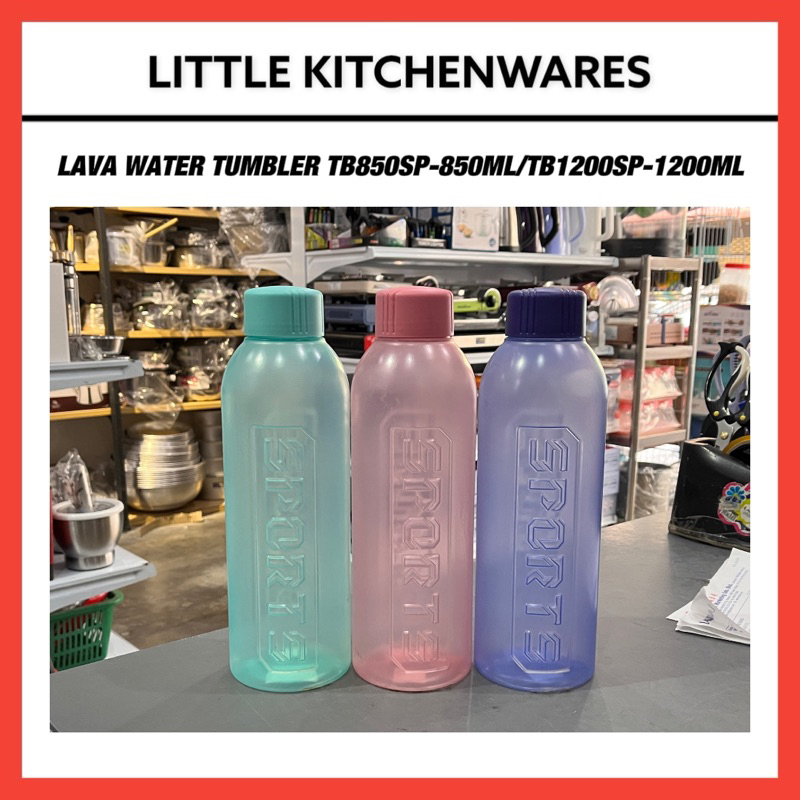 LAVA 850ml & 1200ml Water Tumbler | BPA Free Plastic Bottle | Water ...