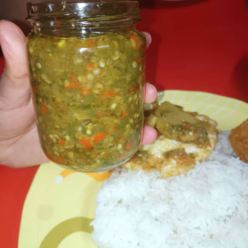 SAMBAL HIJAU BERAPI🔥sambal penambah selera makan,makan bersama lempeng ...