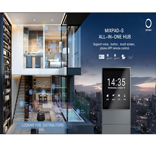 ORVIBO MIXPAD S V20X Multifunctional Panel Smart Home Detect The Temperature Humidity Light ...