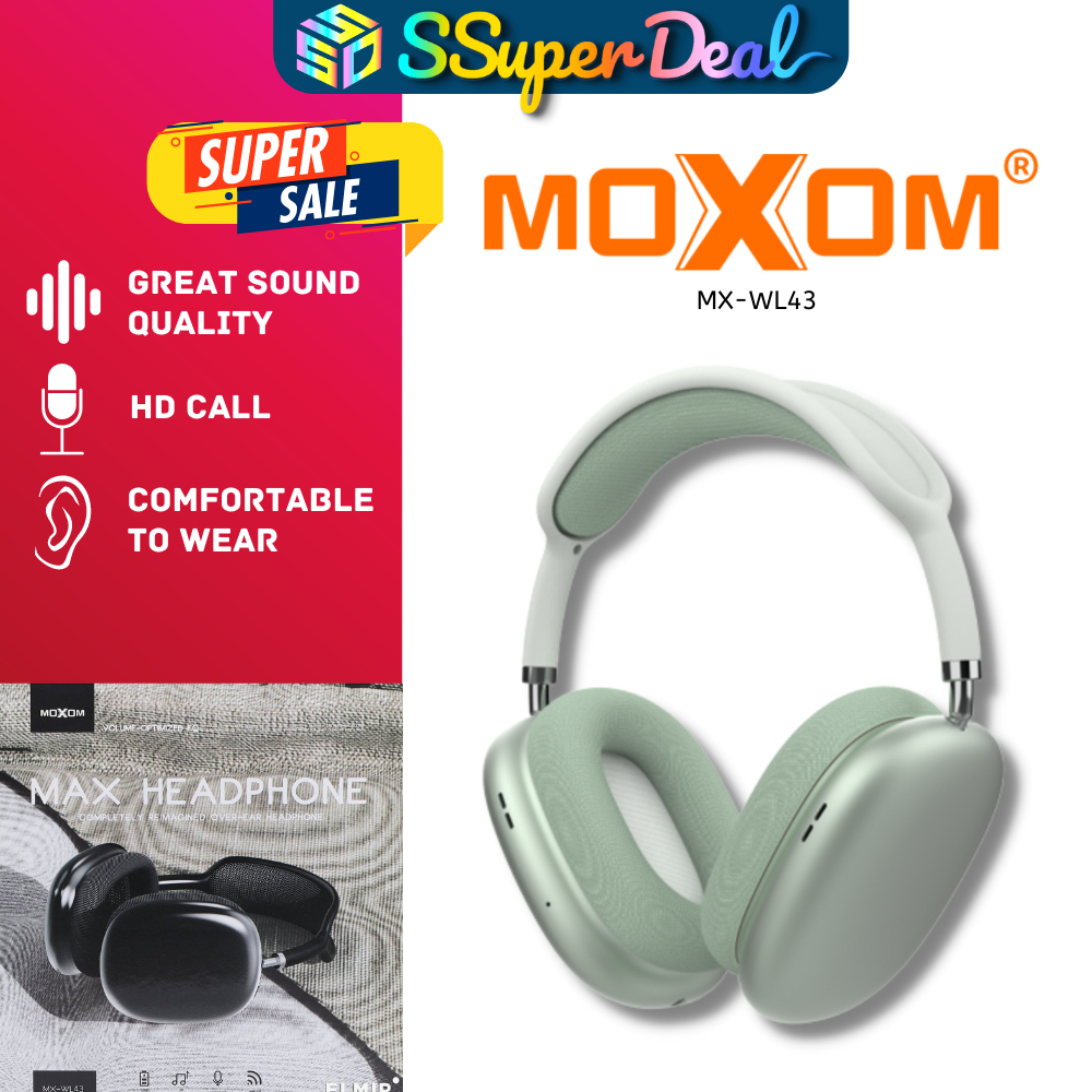 Moxom MX-WL43 Max Wireless Headphones | Shopee Malaysia